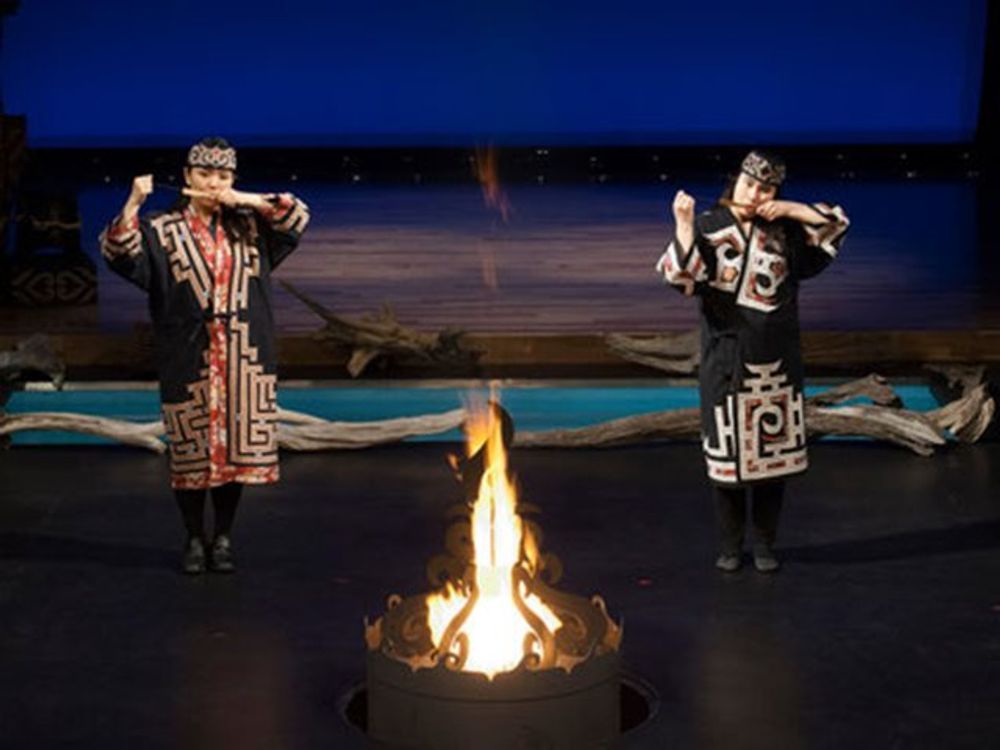 Traditional Ainu Dance Performance and Iomante Fire Festival at Lake ...