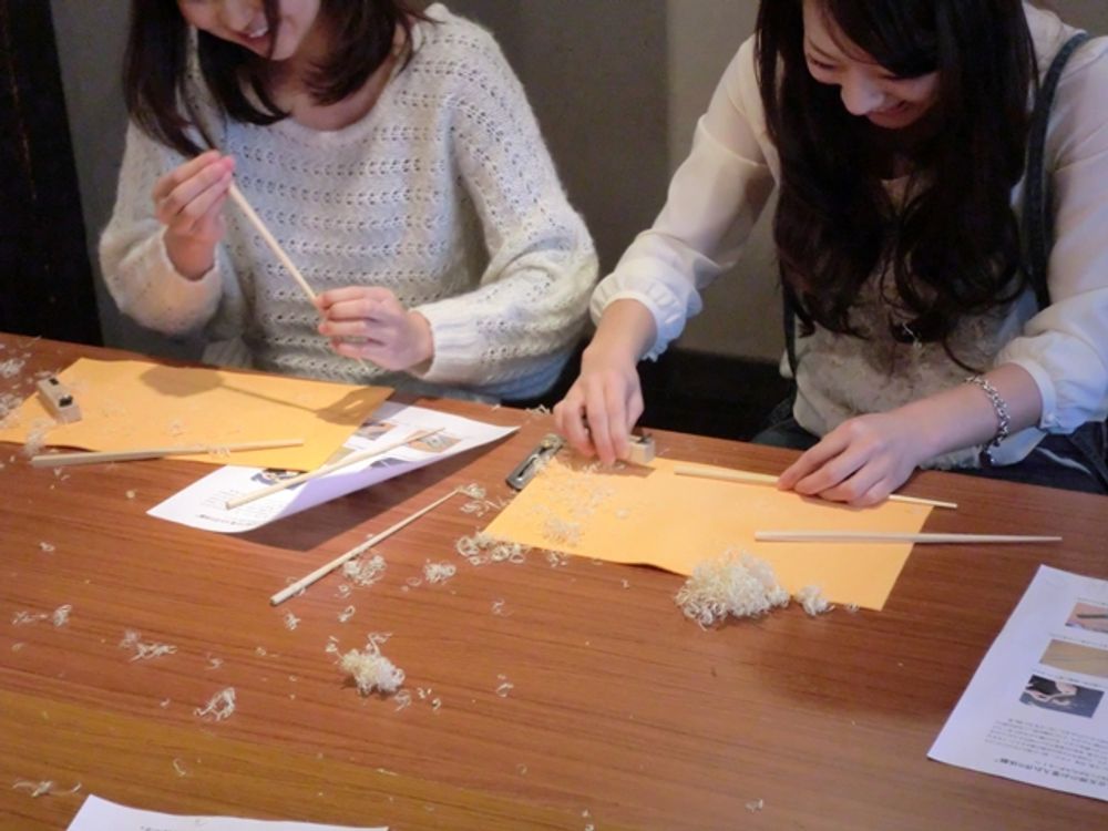 Half Day Chopstick Making and Kyoyuzen Dyed Chopstick Case in Kyoto ...