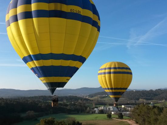 Spain Hot Air Balloon Ride - Sunrise Flight over Catalonia from ...