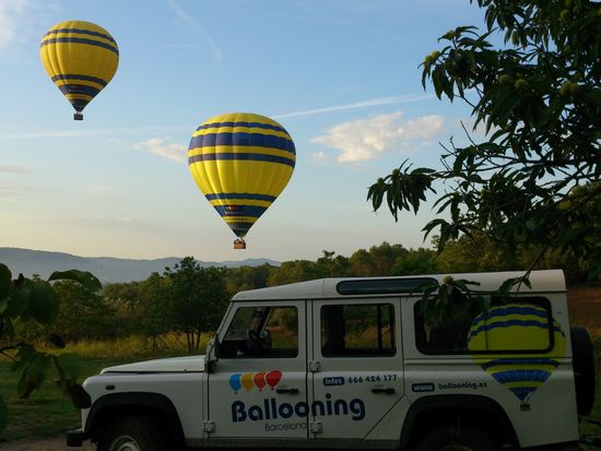 Spain Hot Air Balloon Ride - Sunrise Flight over Catalonia from ...