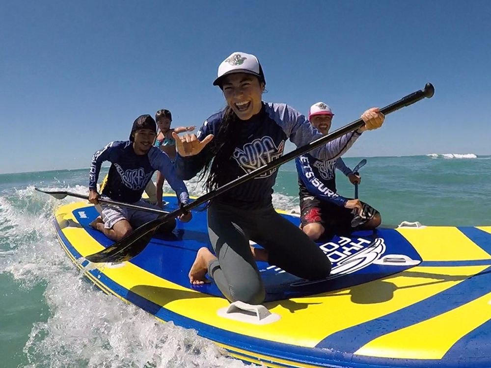 Party Wave SUPsquatch Lesson — Multi-Rider Stand-Up Paddleboard [Open ...