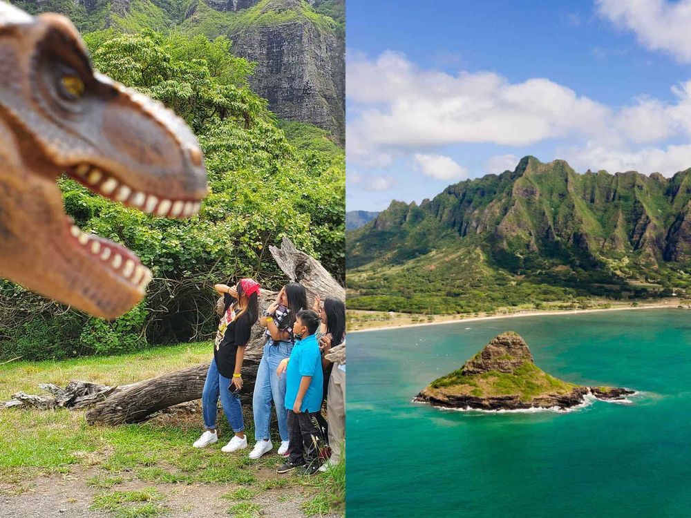 Kualoa Ranch Combo - Movie Tour & Kaneohe Bay Catamaran Cruise with ...