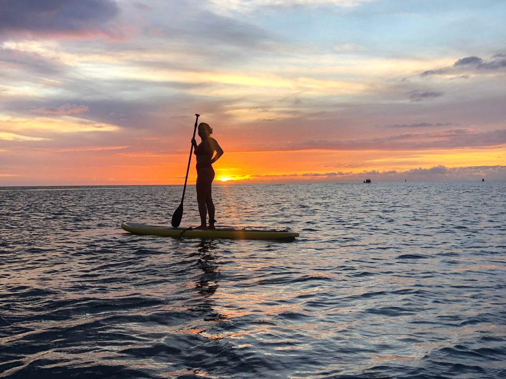 North Shore Guided Sunset Stand Up Paddle & SUP Tour - Rainbow ...
