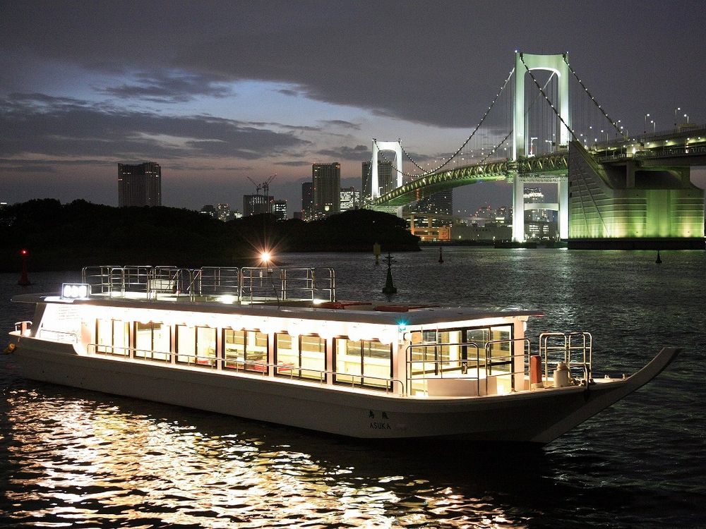 Shared Yakatabune - Odaiba Cruise Course Cuisine & Drinks Included ...