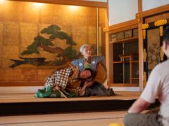 “Experience Kyogen” at Sasayama Castle Oshoin, Jodan-no-Ma tours ...