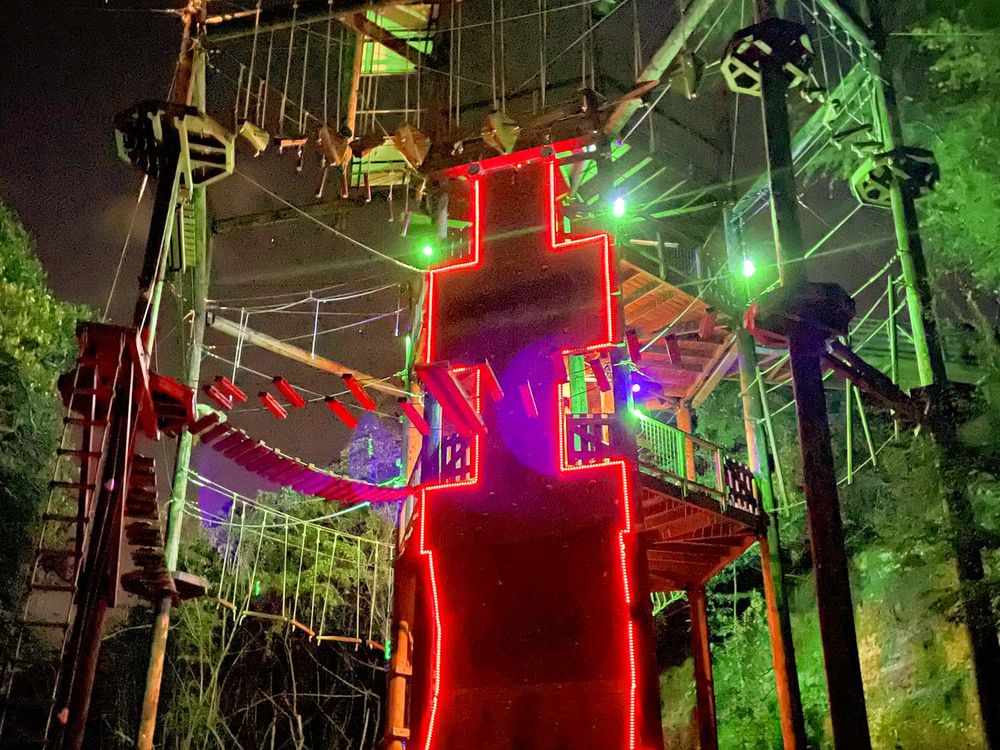 Oahu Night Ninja Challenge Tower & Obstacle Course - Coral Crater ...